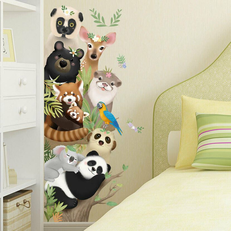Cute Animals Removable Wall Stickers