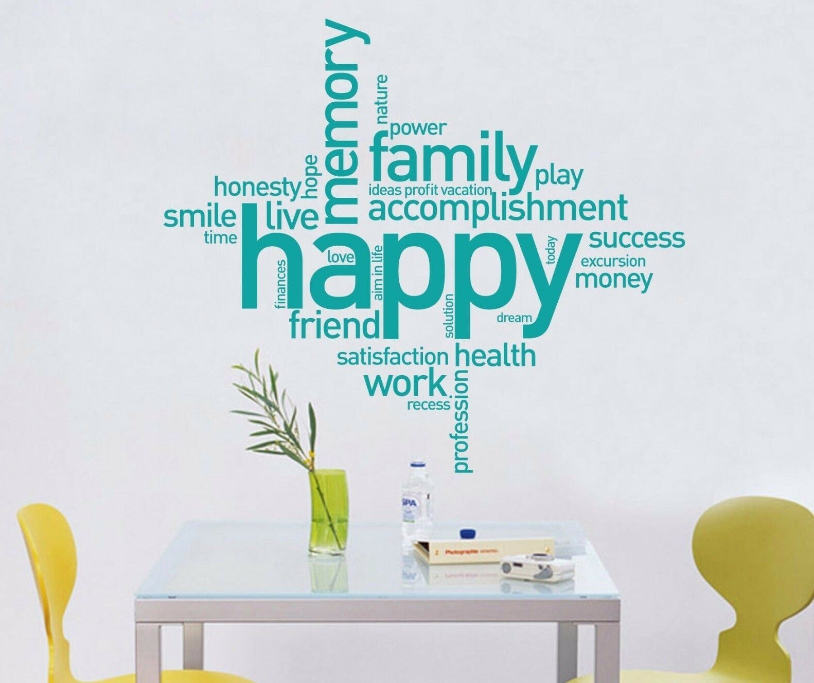 "Happy" Wall Quote