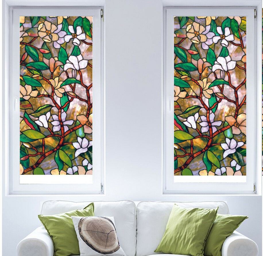 Magnolia Flower Window Film