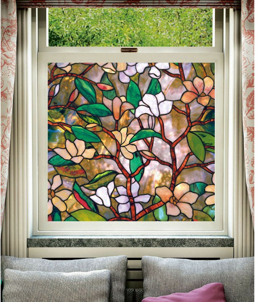 Magnolia Flower Window Film