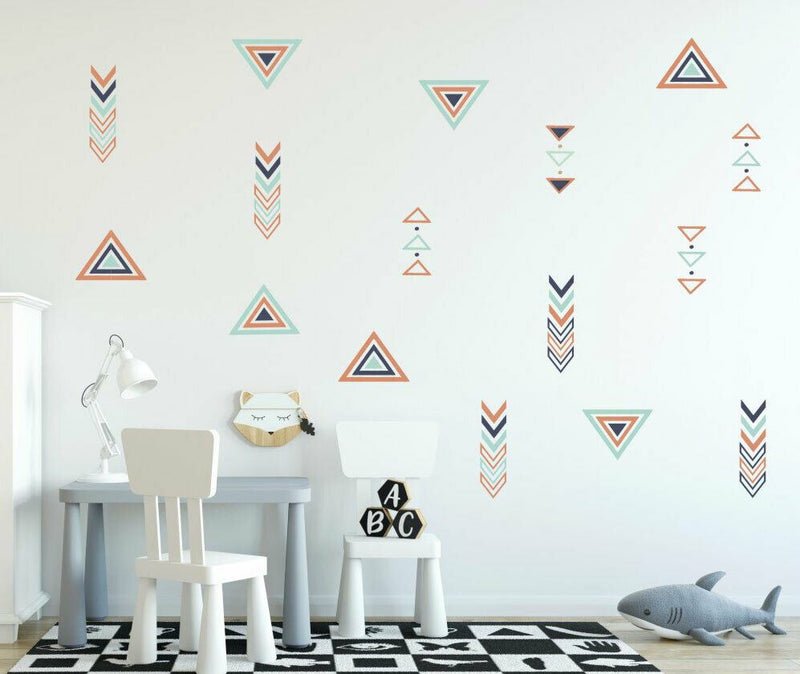 Boho Geometric Triangle Teepee Decal