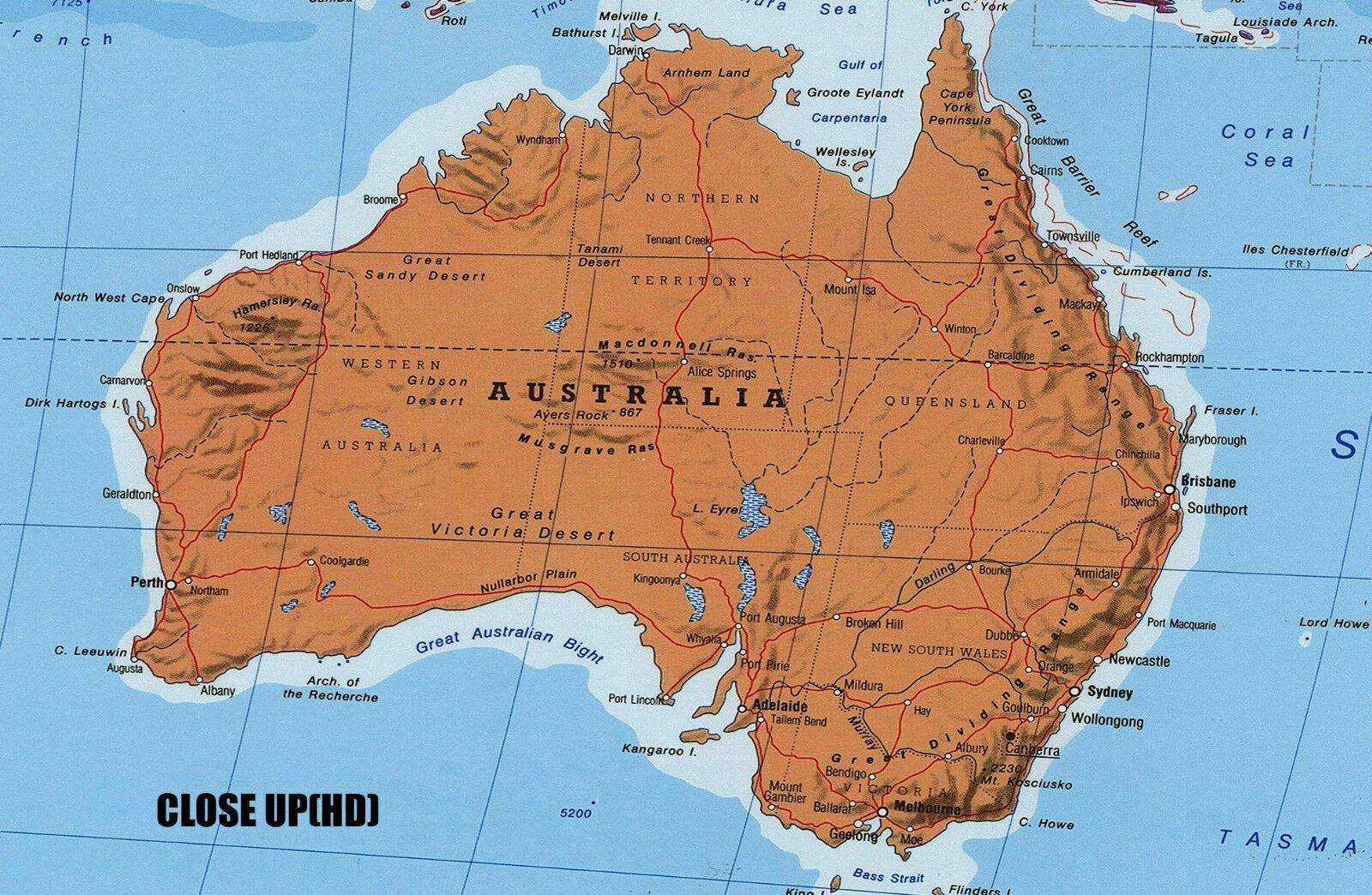 World Map Country Flag Stretched Canvas Print