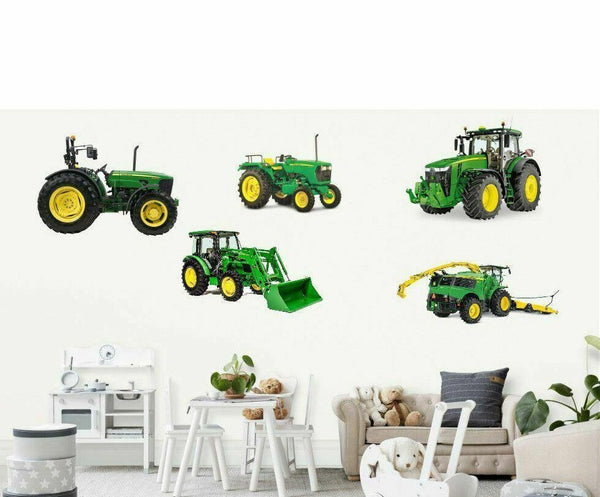 John Deere Tractor Removable Kids Wall Sticker