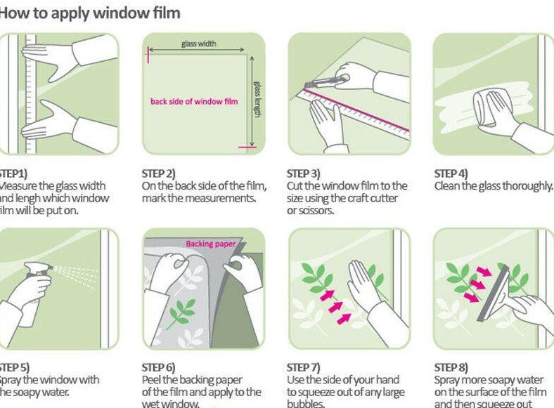 Colour Grid Window Film