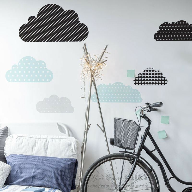 Pattern Clouds Wall Sticker